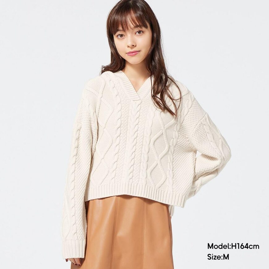 写真 | ALL3000円以下【GU】まだ寒い冬を乗り切る「あったかセーター」5選 | LIMO | くらしとお金の経済メディア