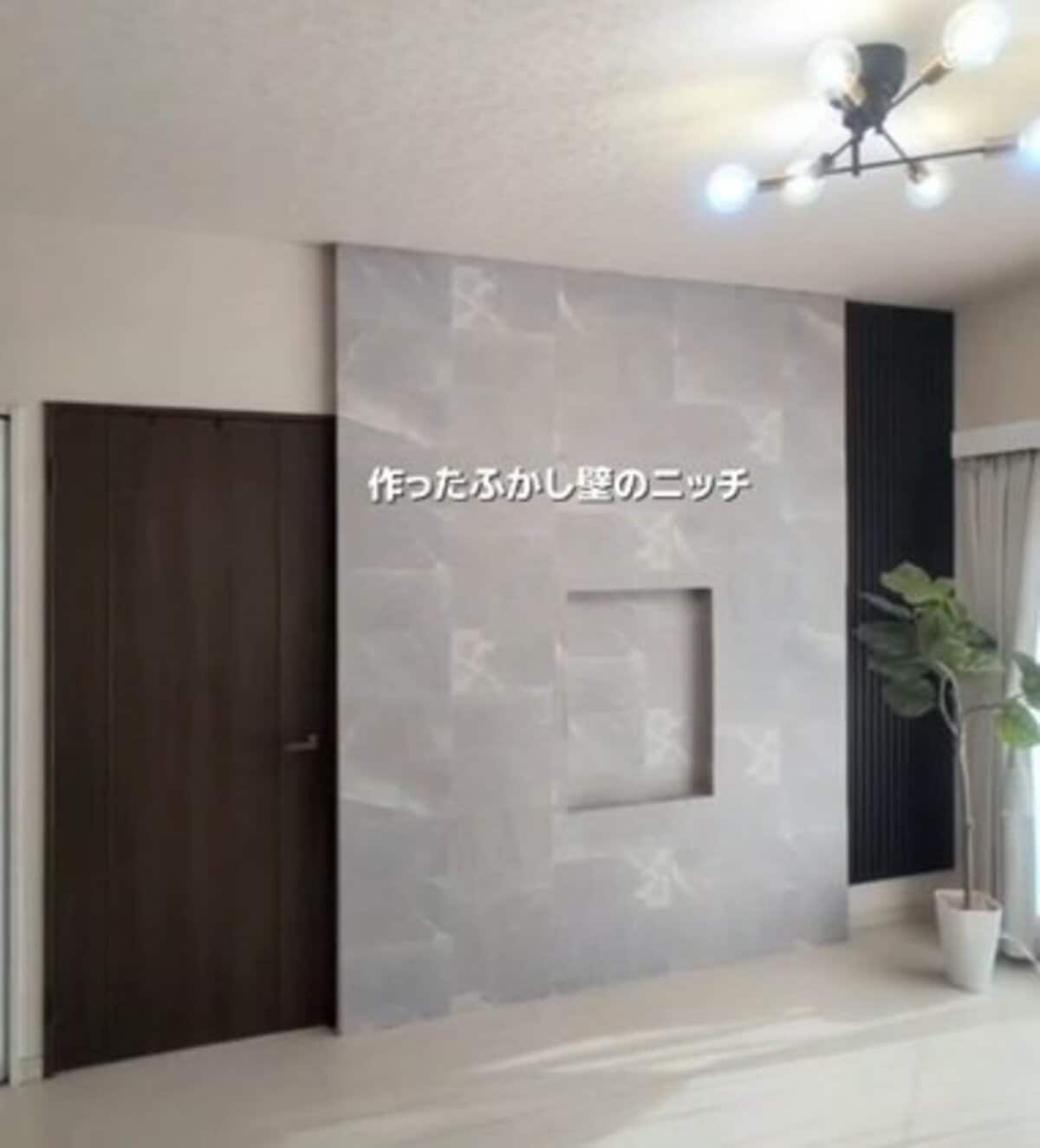 写真 | 「参考にさせてもらいます」築30年中古マンションの〈テレビまわり〉→ホテルライクな〈壁掛け空間〉に変身！配線も隠れてスッキリ！ 土地 ...