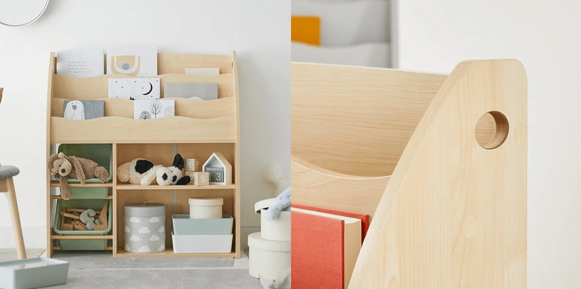 写真 | 品薄続く【LOWYA】の子供用絵本棚！親子でうれしい工夫満載、楽天おもちゃ箱部門1位も獲得 | LIMO | くらしとお金の経済メディア