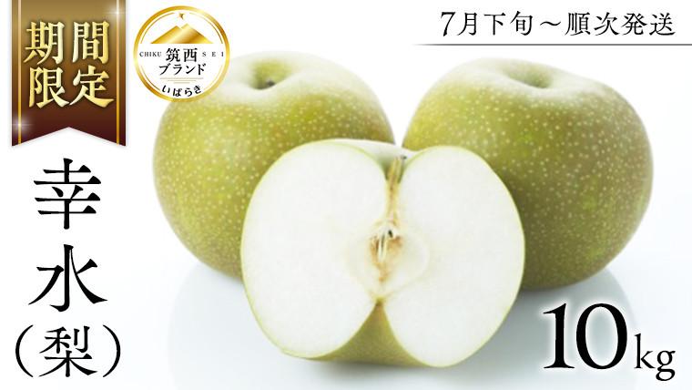 写真 【返礼品】〈高くて手が出ない果物は返礼品で!〉リピーター 続出の梨10kg(茨城県筑西市)ほか3選 事前に必ず前年度の源泉徴収票を