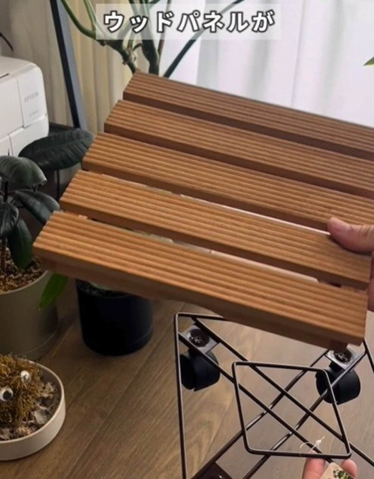 写真 | 【100均DIY】セリアとダイソーのすのこで完成！あると便利な鍵置き＆移動型プランター台をプチDIY 工程少なめ！パッと作れてすぐ使える！ | LIMO | くらしとお金の経済メディア