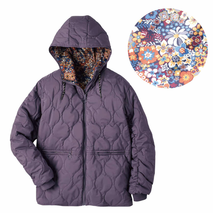 写真 | ワークマンのジャケットは2WAY！ 花柄と無地が素敵すぎる | LIMO | くらしとお金の経済メディア