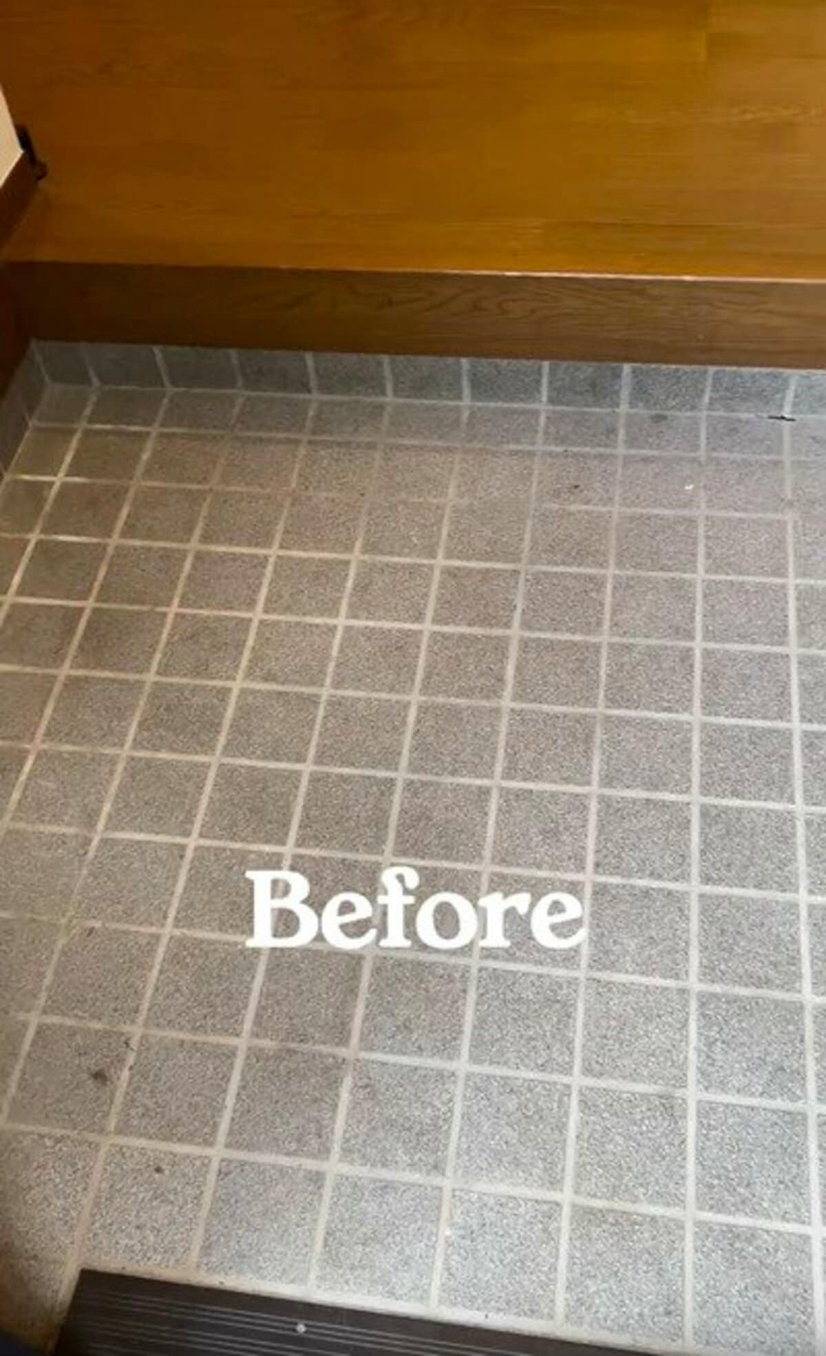 【築30年中古戸建DIY】溝が多くてゴミが溜まりやすい玄関→クッションフロアを敷いて快適に！ コメント欄「めっちゃ素敵になりましたね！！」の声 | 3ページ目 | LIMO | くらしとお金の ...